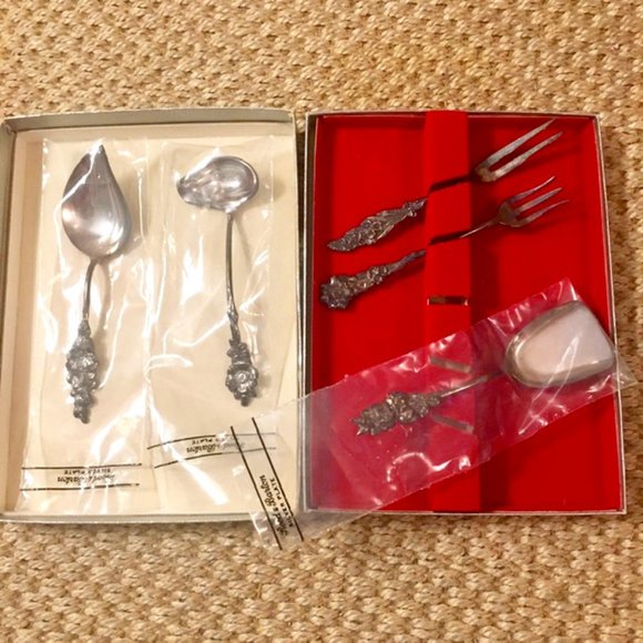 Reed & Barton | Dining | Reed Barton Serving Set Five Piece Silver ...
